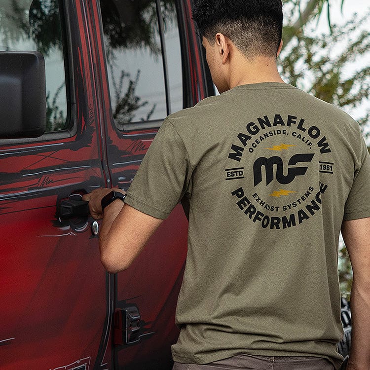 MagnaFlow Flow Stamp T-Shirt - Military Green