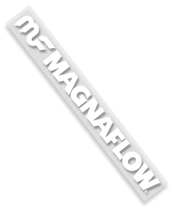 MagnaFlow White Die Cut Decal